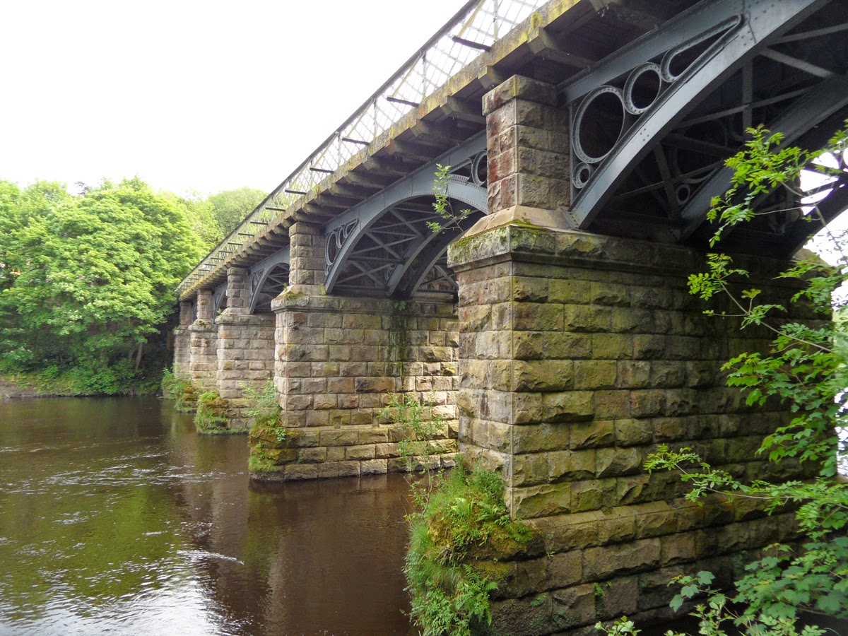 The Happy Pontist: Lancashire Bridges: 2. Crook O' Lune Railway Bridges