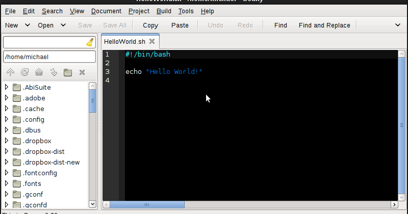 Michael's TechBlog: Crunchbang Linux - Hello World!