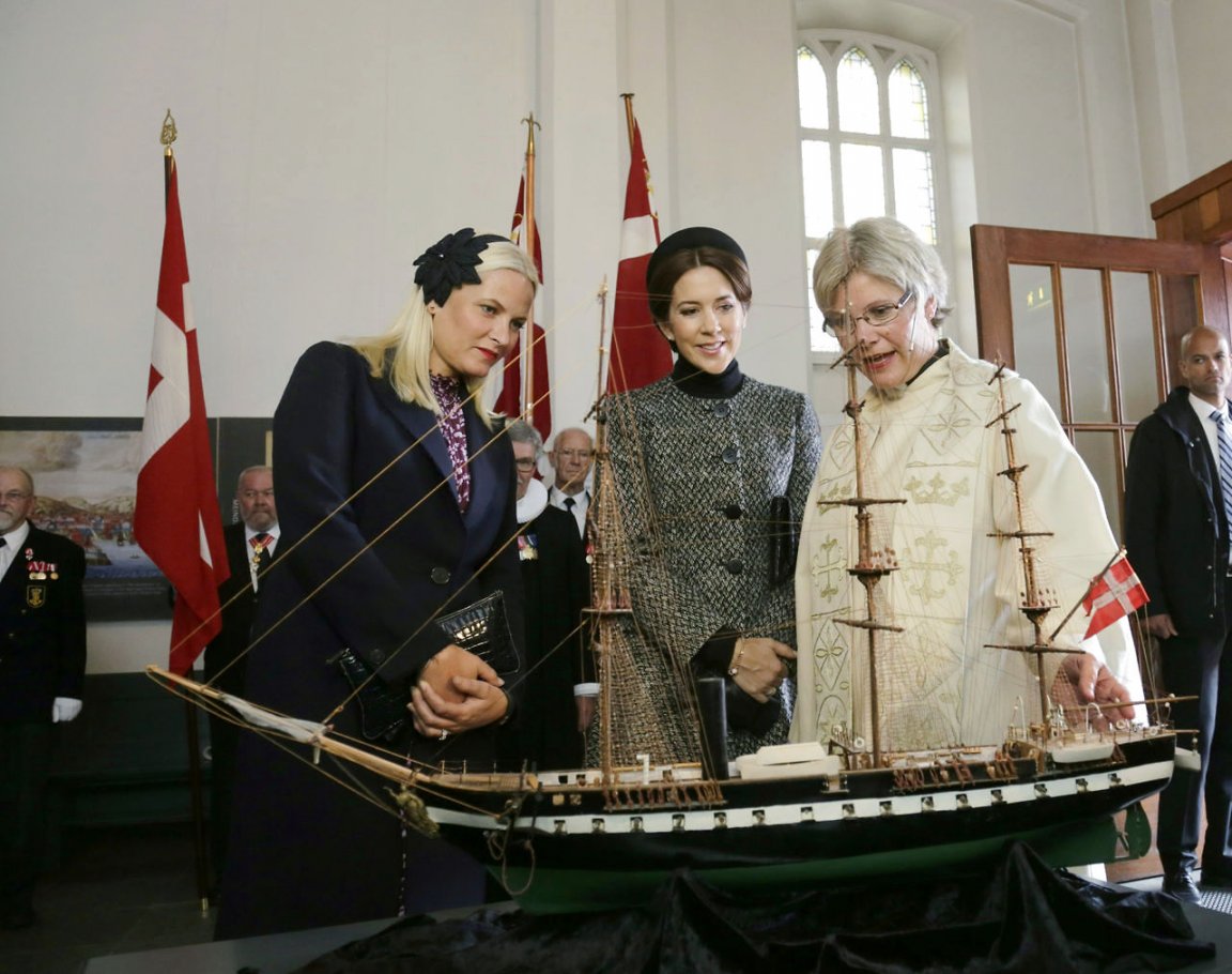 Crown Princess Mette-Marit and Crown Princess Mary in Kristiansand
