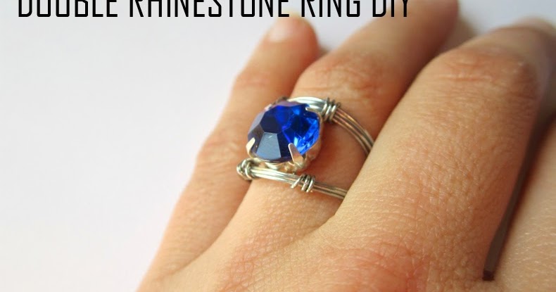 DOUBLE RHINESTONE RING DIY | MY WHITE IDEA DIY