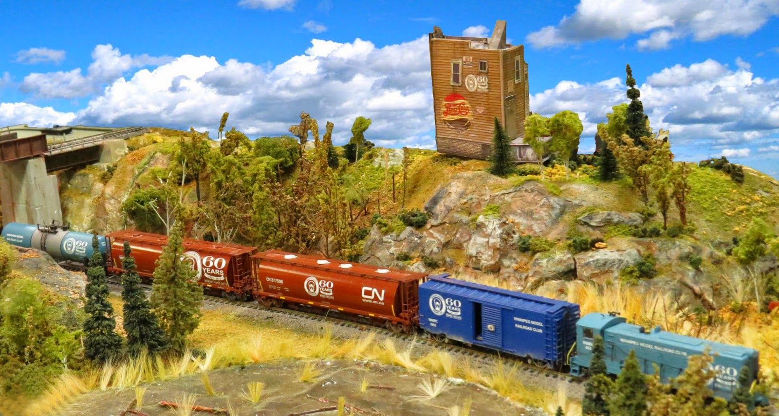 A special image from the Winnipeg Model Railroad Club's special event ...