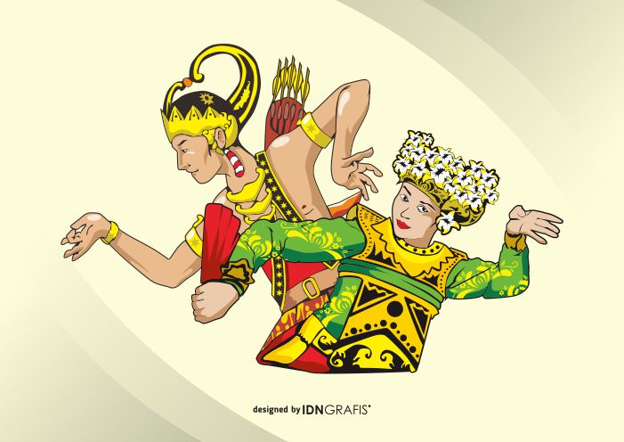 Download Gambar Tari Adat Vector Cdr dan Ai - IDN GRAFIS