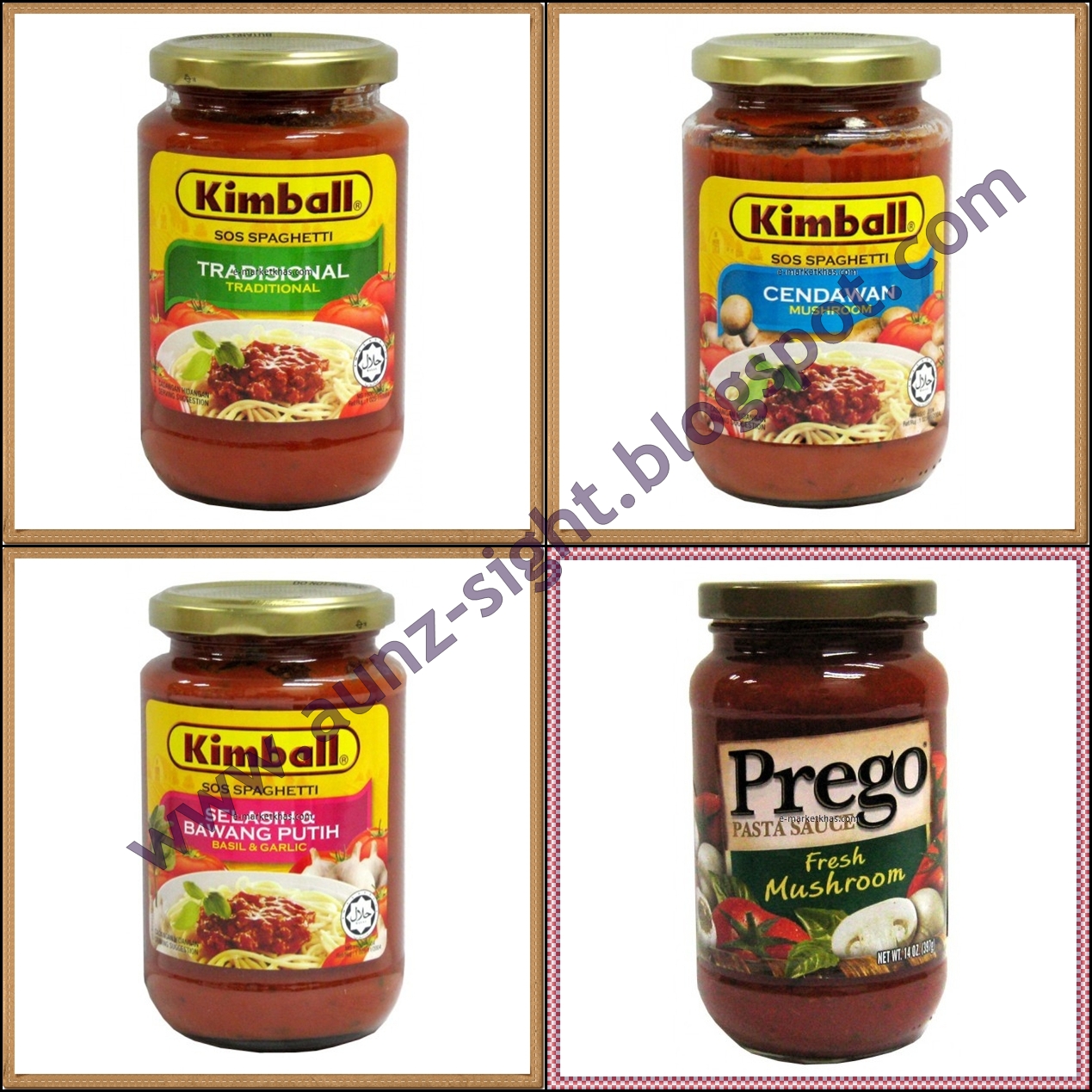 ...bUzz!n' w!t @uNz+@Bo!...: Spaghetti Sauce - KIMBALL Vs PREGO.
