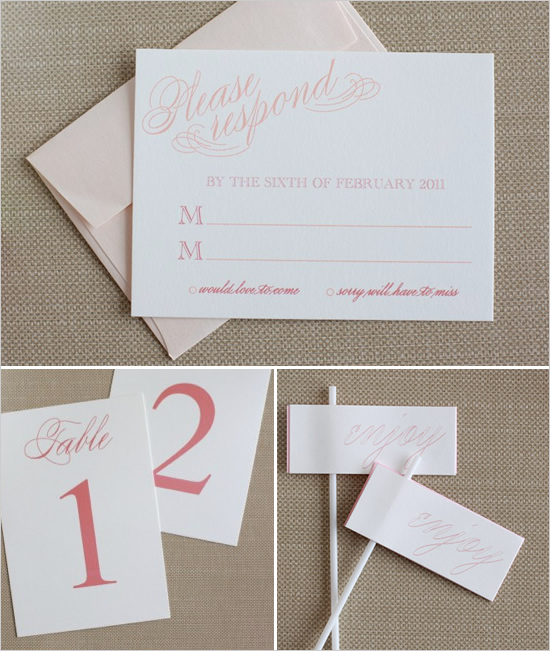 17 Dove Street: Free Printable Wedding Stationary
