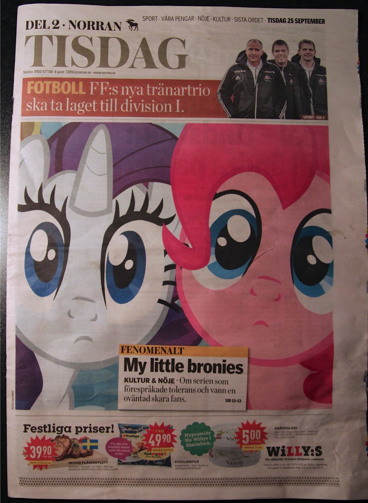 Equestria Daily - MLP Stuff!: Ponies in the News