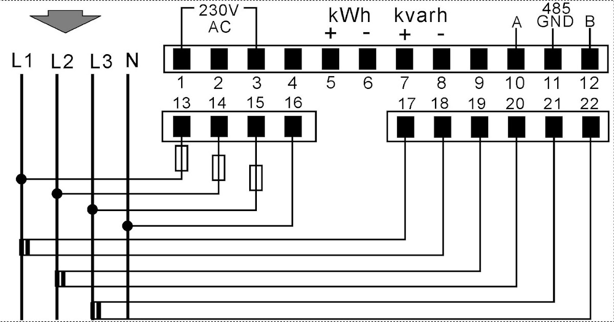Memasang KwH Panel Listrik 3 Fasa - Dunia Electrical