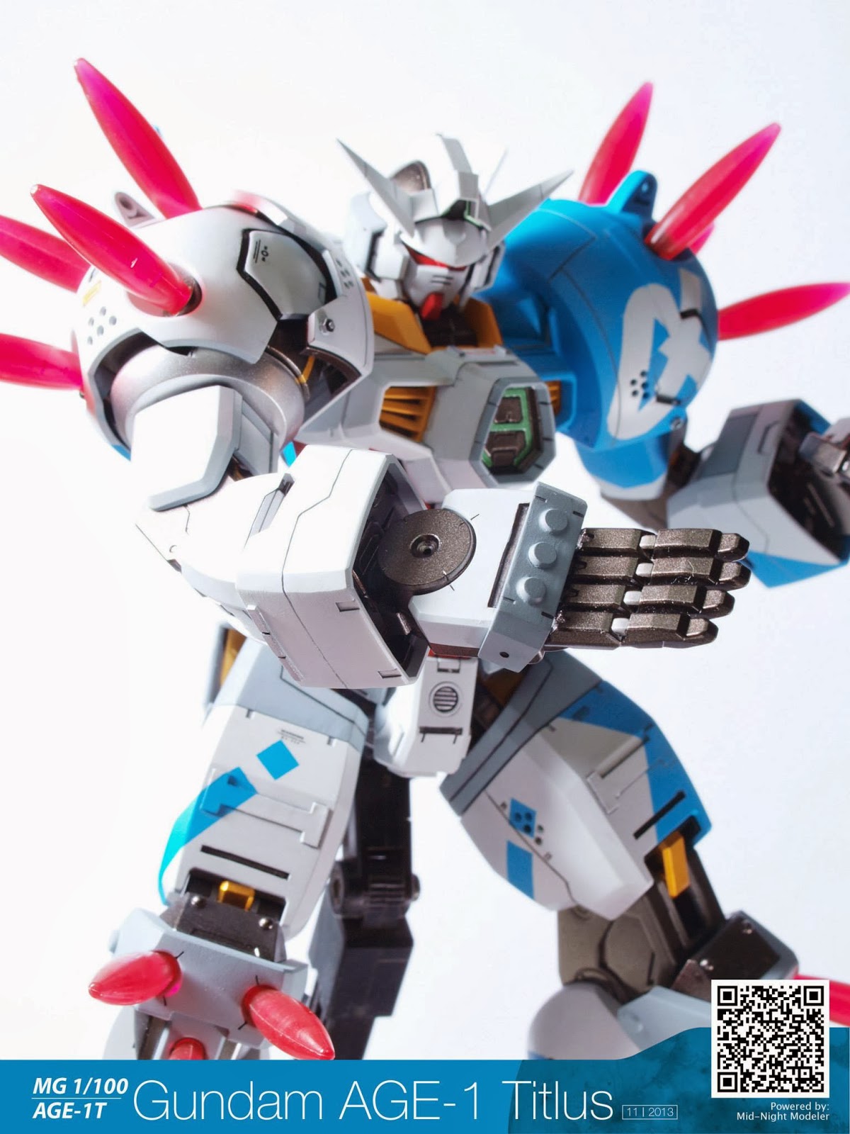GUNDAM GUY: MG 1/100 Gundam AGE-1 Titus - Customized Build