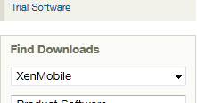 Citrix XenMobile Guide: Downloading XenMobile Product Software