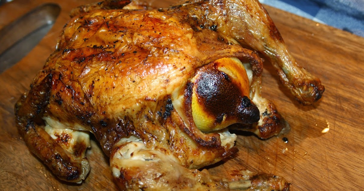Ruokasurffausta: Uunissa paistettu kokonainen kana Jamie Oliverin tapaan