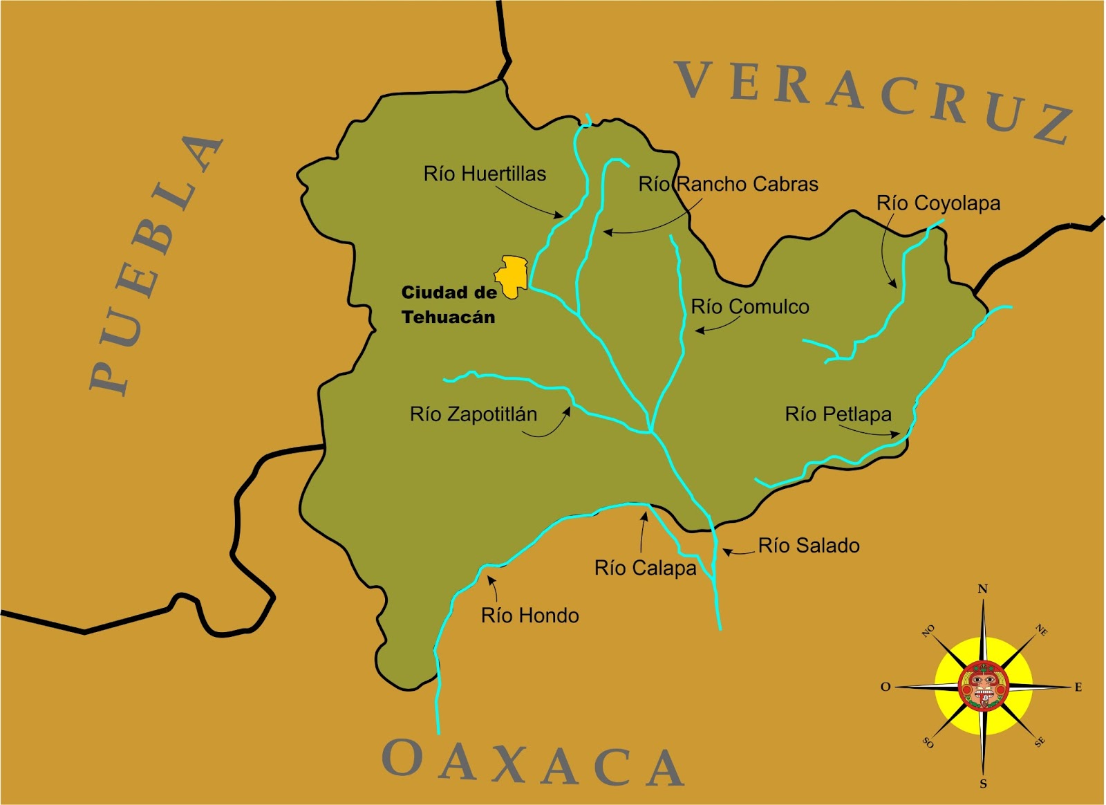 MAPAS DE TEHUACÁN