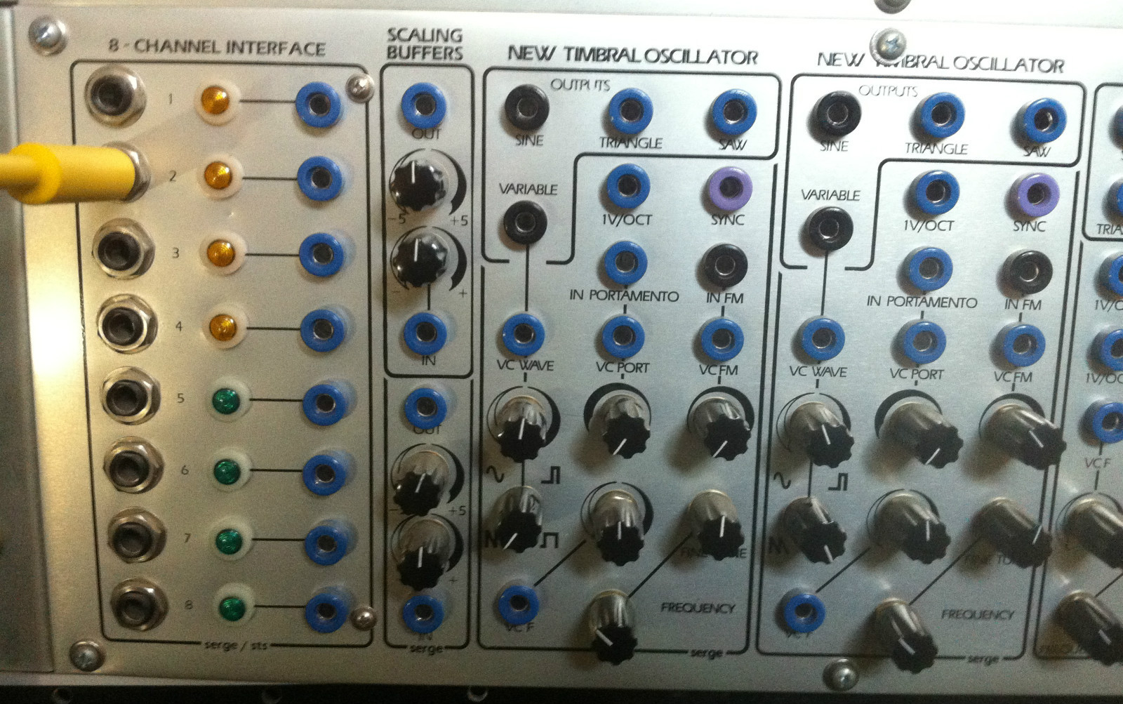 MATRIXSYNTH: Serge Modular Analog Vintage Synth Panel w New Timbral VCO ...