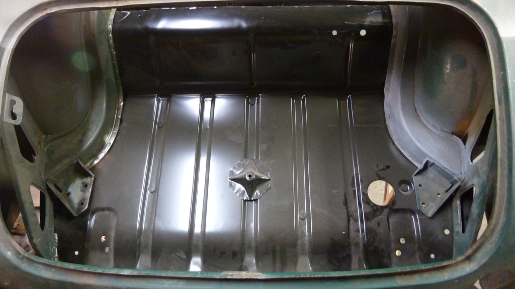 MG Midget 1965 MKII Restoration Project: Boot Floor Test Fitting