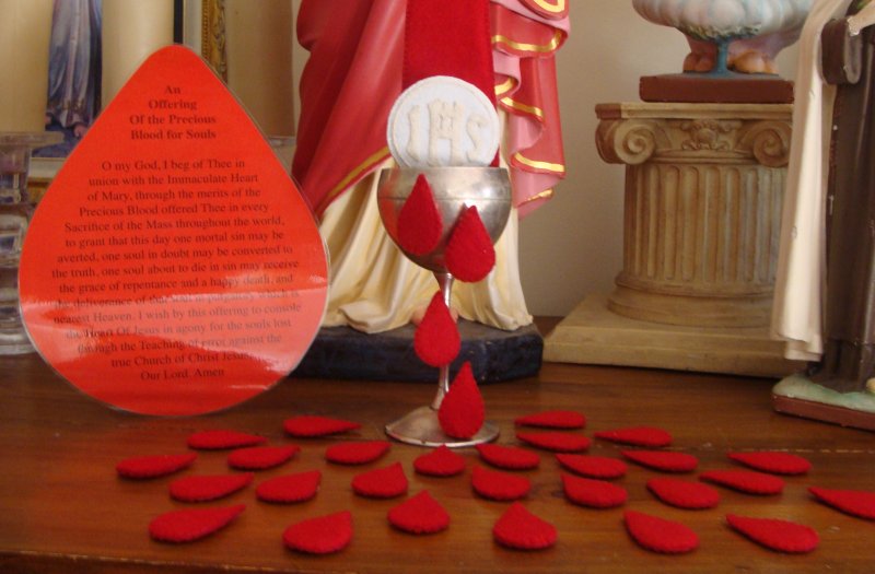 Under Her Starry Mantle: Precious Blood Craft in Felt