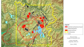 Geothermal areas of Yellowstone