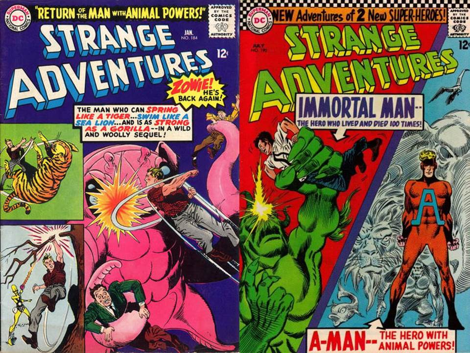 Dave's Comic Heroes Blog: Forgotten Heroes Strange Adventures
