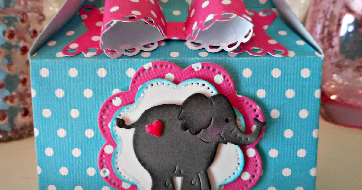 Chocolate Crafts and Bears, Oh My: Baby Shower Gable Box Favors