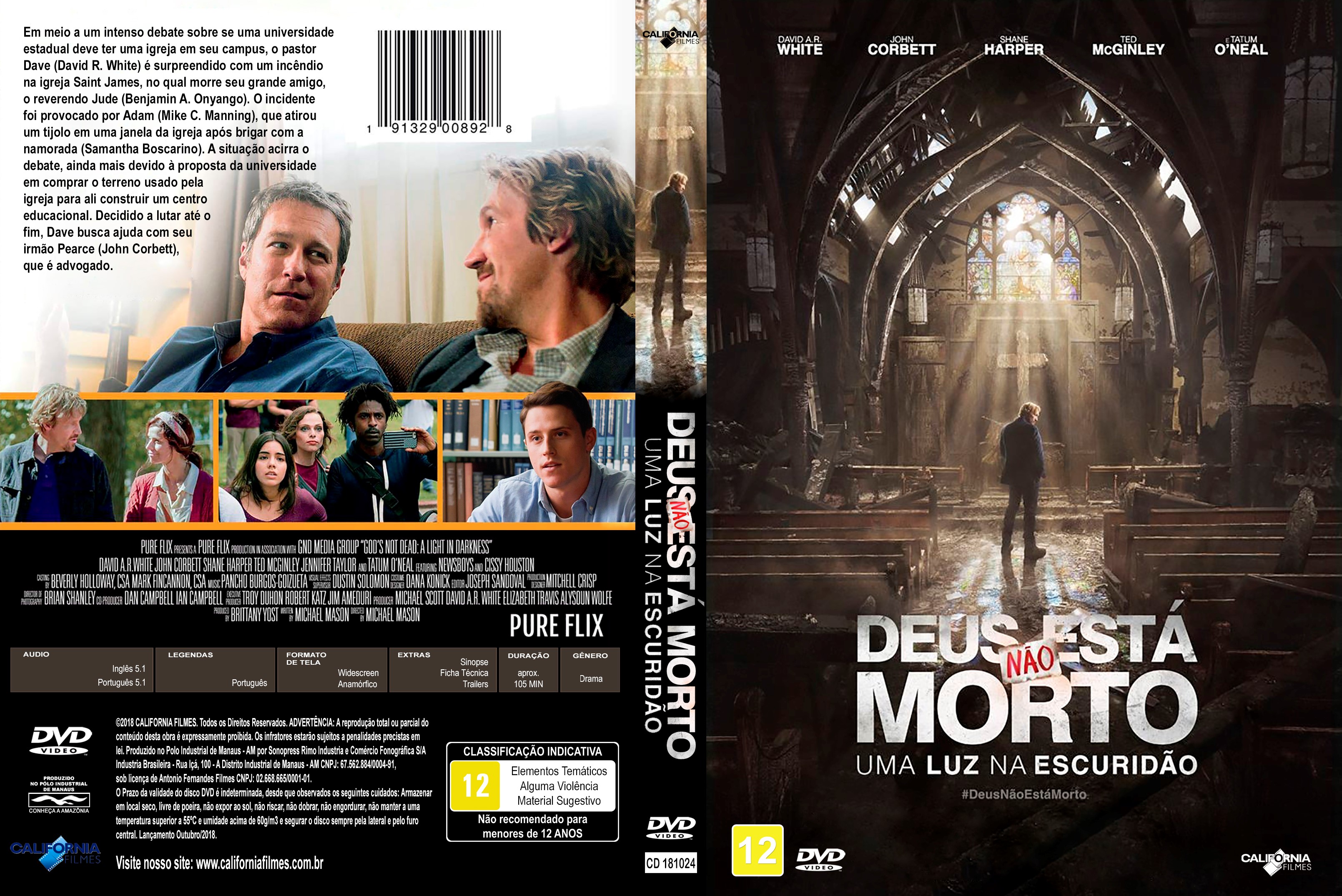 Deus Não Está Morto Uma Luz Na Escuridão Dvd Capa Dvd Capas