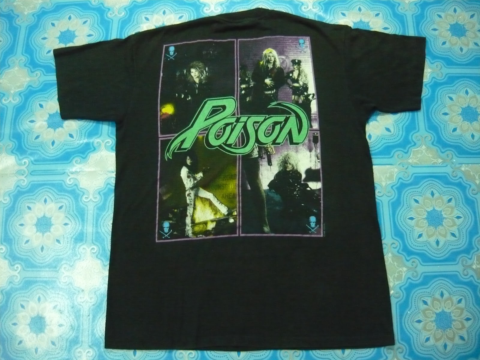 MCPICK VINTAGE: VINTAGE POISON 1988 GLAM METAL BAND T-SHIRT
