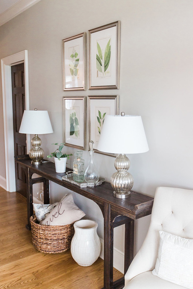 Client Entry Way + Favorite Console Tables - Michaela Noelle Designs