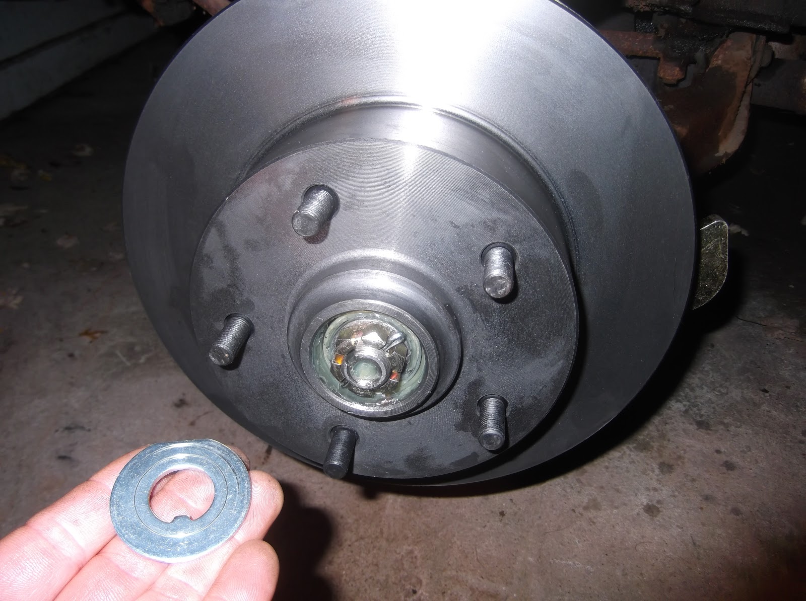 Hot Rods in the Hudson Valley: Disc Brakes!!! It's a big one.