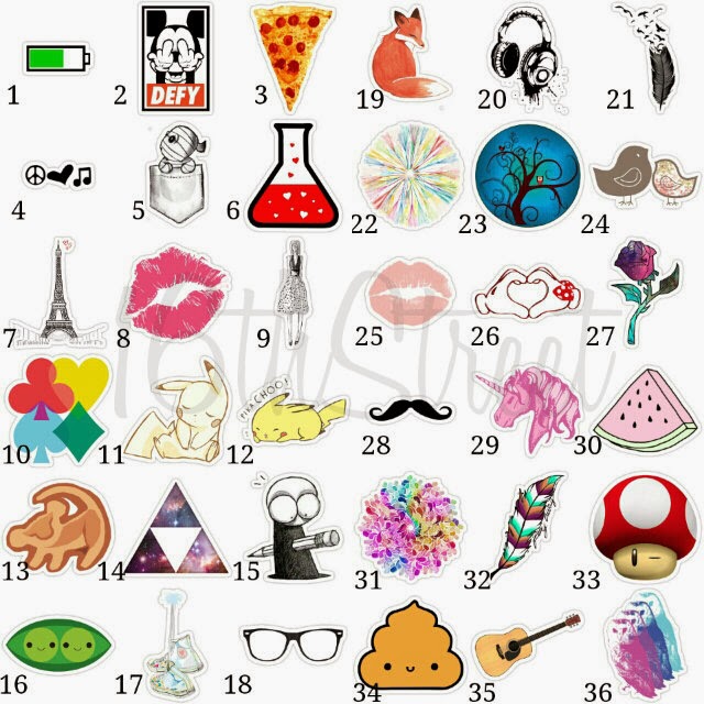 16thStreet: RAD STICKERS PO (#1)