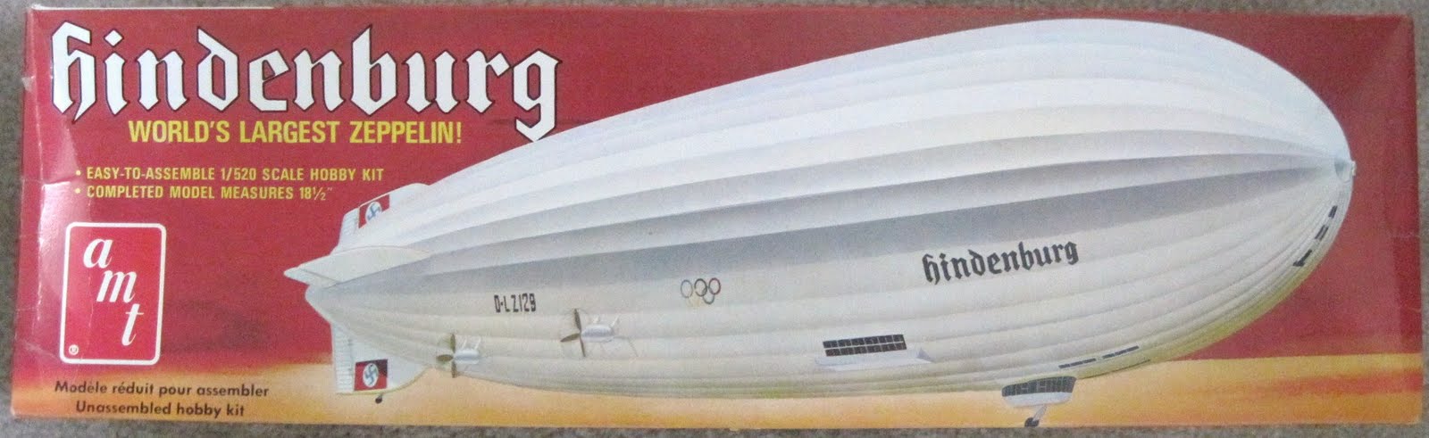 Model Airplane Memories: AMT Hindenburg