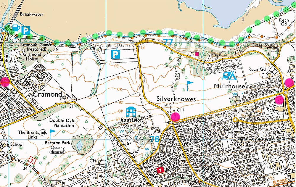 Around Scotland: CRAMOND & RIVER ALMOND WALKWAY
