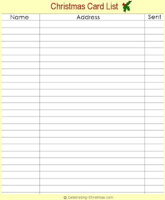 By Your Hands: Organizing - Holiday Checklists to Print