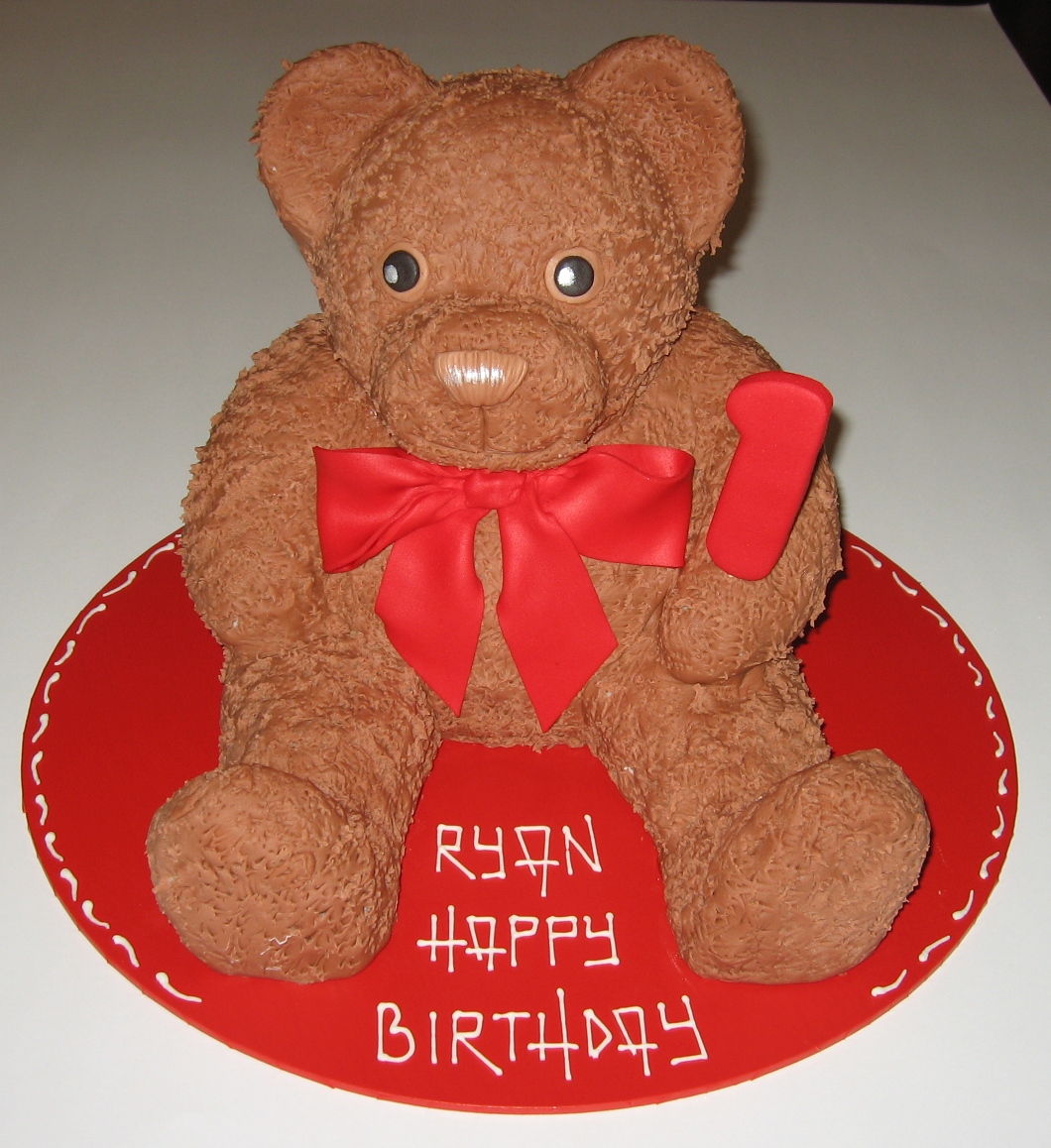 Let Them Eat Cake: 3D Teddy Bear Cake
