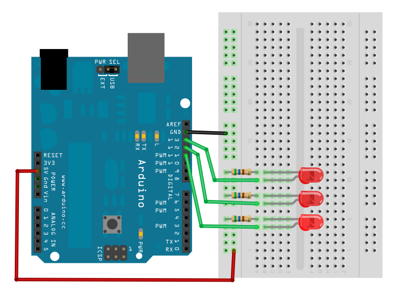Rangkaian Flashing Led Dengan Arduino Syarif Projects