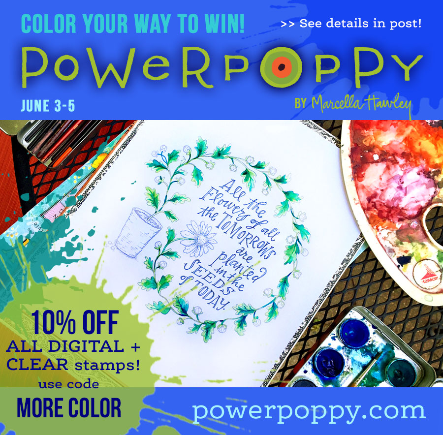 Inky Peach Designs: Happy Friday with a NEW Power Poppy Power & Spark ...