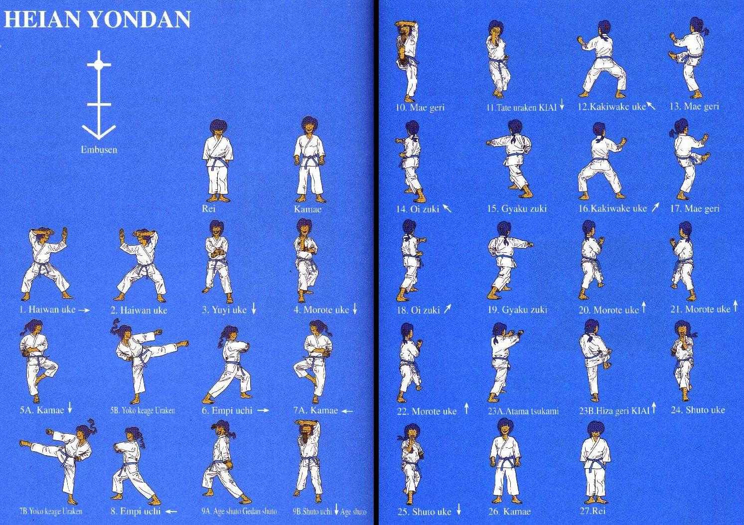 Kata Heian Yodan : Learning Karate At Home (1.2.4) ~ LEARNING EVERY ...