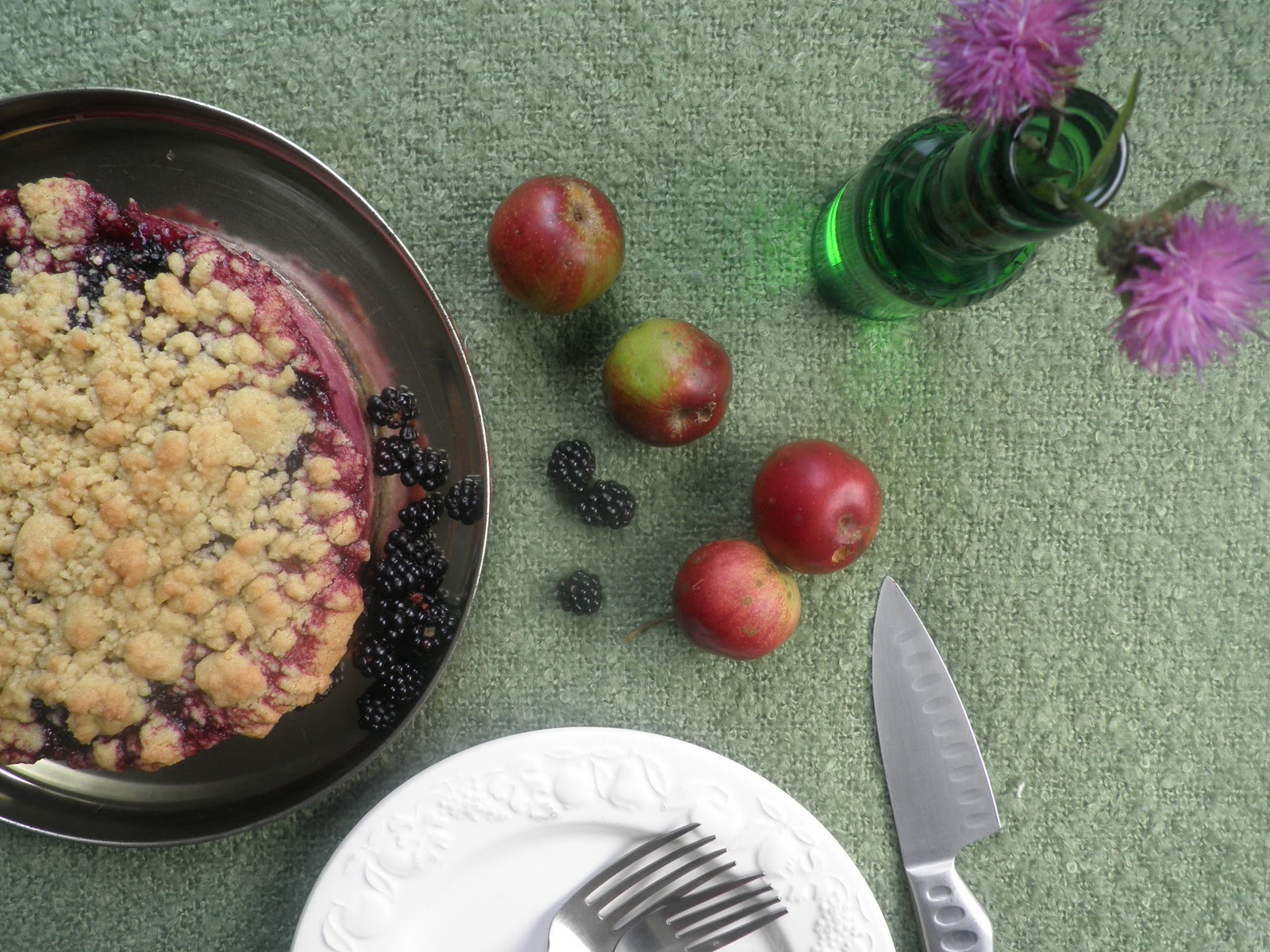 ...With Love and Cake: Bramble Crumble Cheesecake.