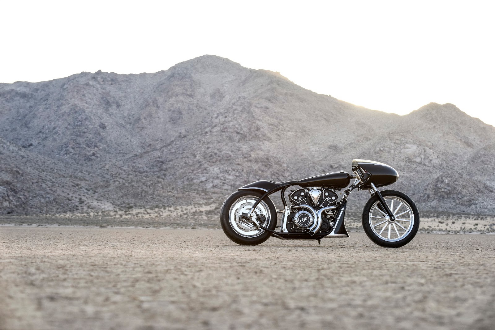 Racing Cafè: Indian Scout "Black Bullet" 2015 by Jeb Scolman
