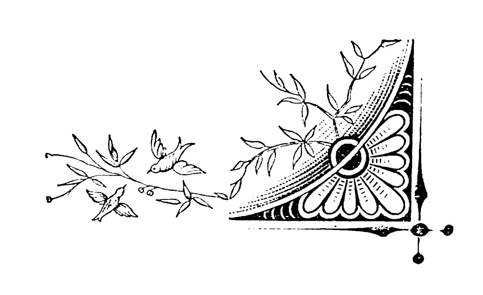 Digital Stamp Design: Free Corner Design Digital Clip Art Decorative ...