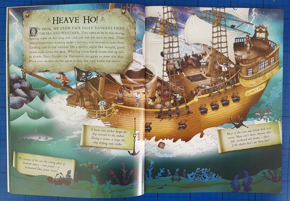 The Brick Castle: Pirate Ship Sticker Book Review from Carlton Kids