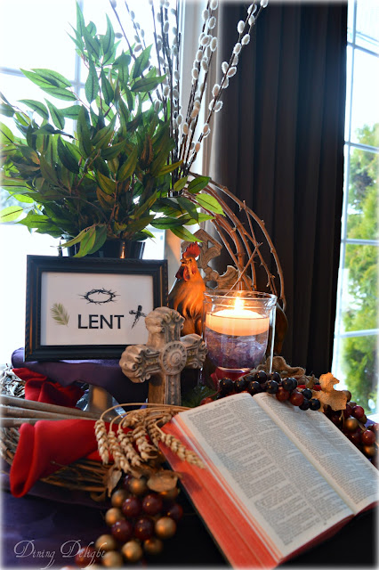 Dining Delight: A Lenten Display for the Home