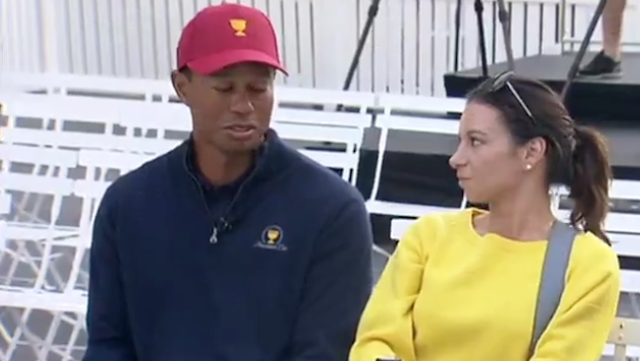 Video: Tiger Woods And Girlfriend Erica Herman Make Flying Visit To ...