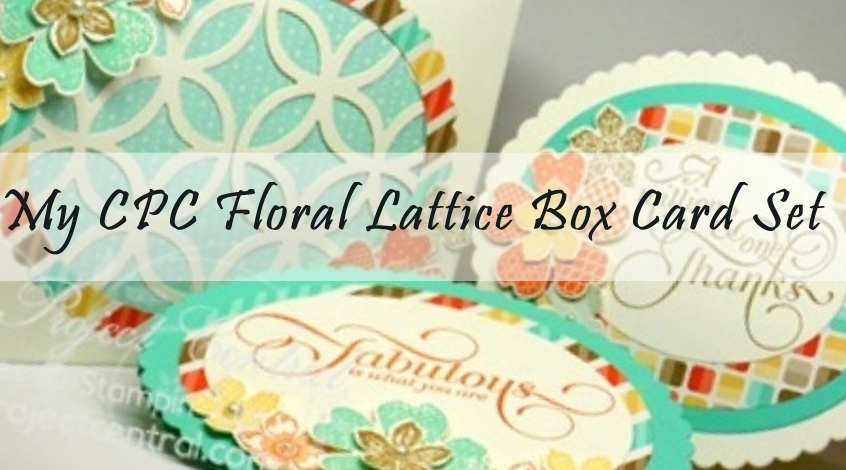 Floral Lattice Box Card Set [Create With Christy]