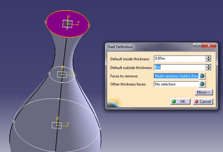 Catia v5 Tutorial for Beginners: Catia v5 Tutorial: Multi-section Solid ...