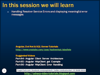 Sql server, .net and c# video tutorial: Handling angular resolver ...