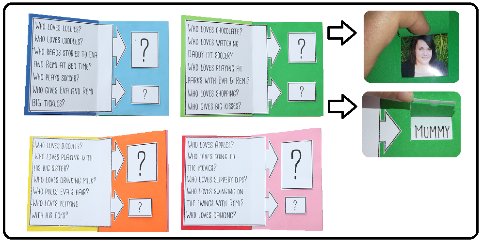 Mummy Darling Precious Petal: DIY Lift the flap kids book