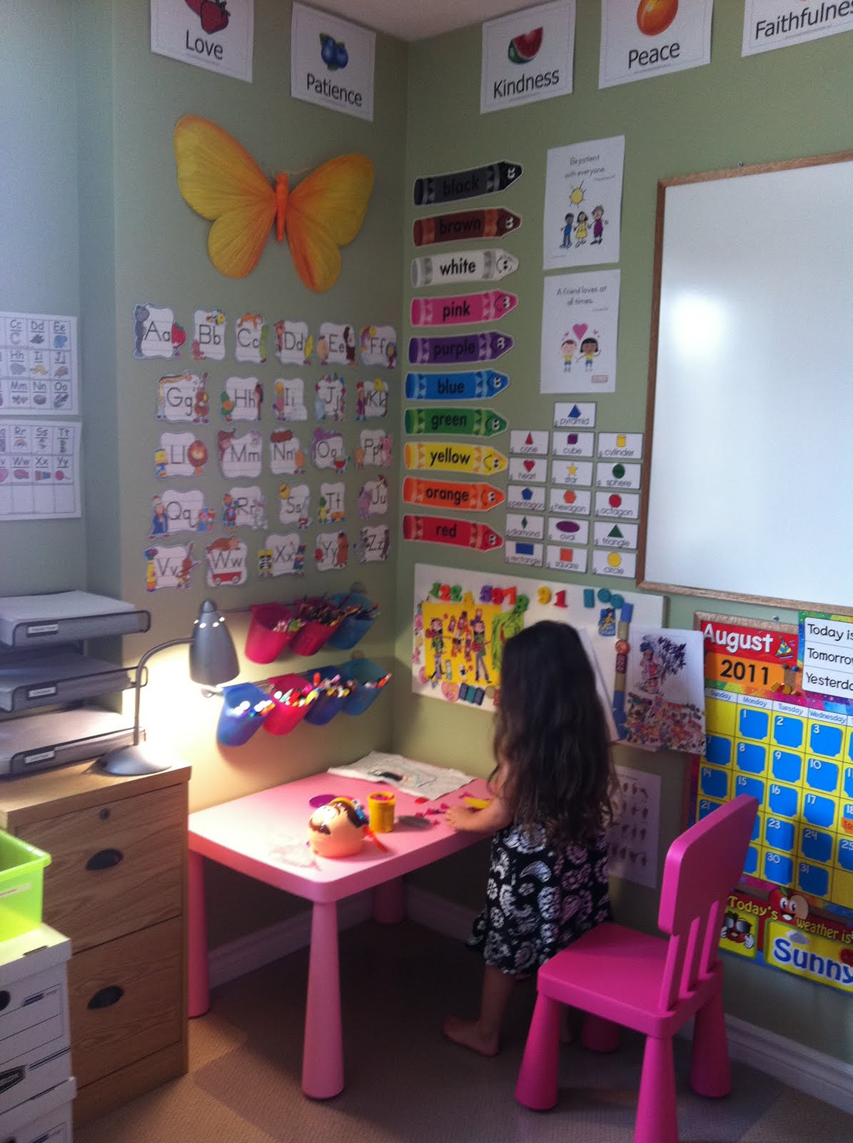 Kids Learning Corner at Home