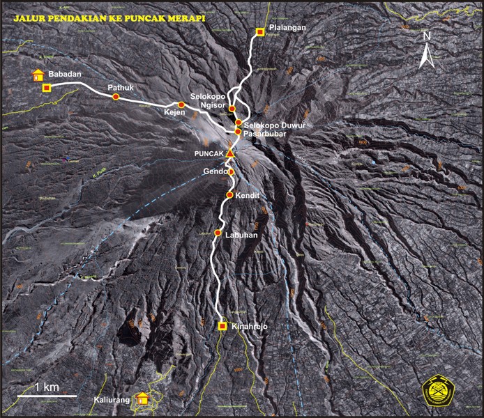 Tracklog Pendakian Gunung Merapi Via Babadan - Santri Dan Alam