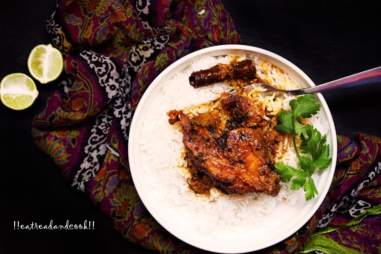 Doi Methi Maach / Fish in a creamy yogurt and fenugreek leaves curry