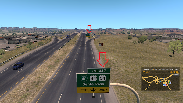 New Mexico - I-40 (exit 277) - Incorrect exit number [62741] - SCS Software