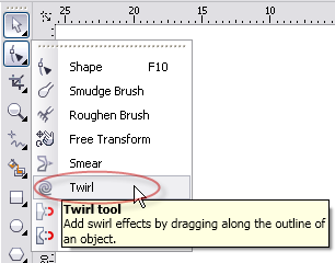Membuat Objek Pusaran dengan Twirl Tool di CorelDRAW | Belajar CorelDRAW