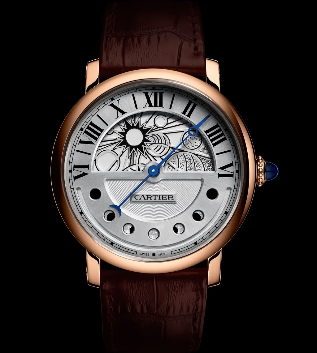 Cartier - Rotonde de Cartier Day and Night watch with retrograde moon ...