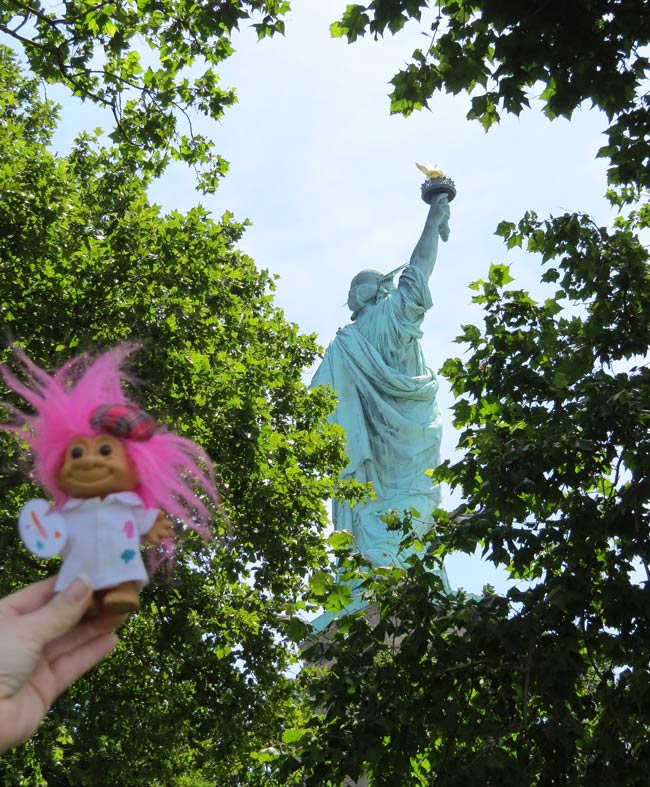 Where My Troll Goes: Troll at the Statue of Liberty