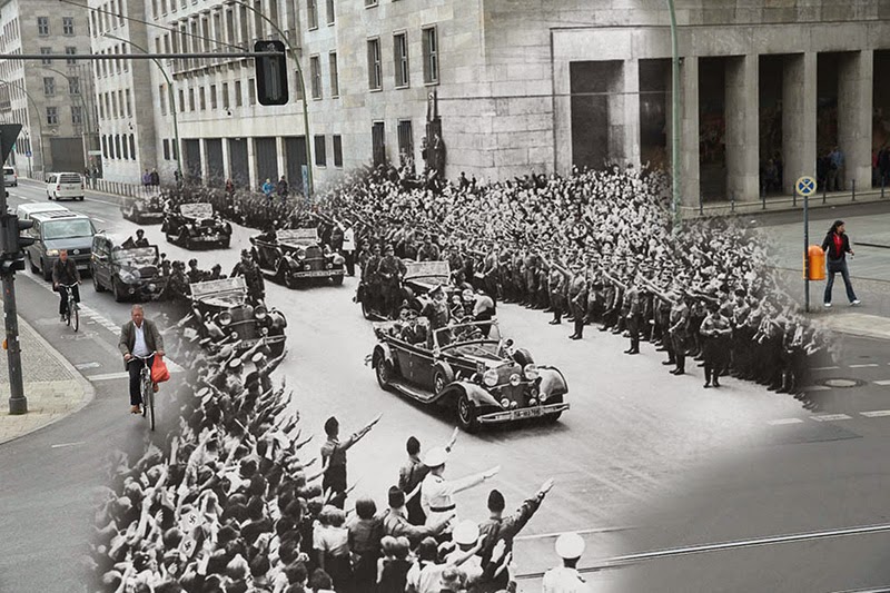 Incredible Pictures Comparing Berlin at the End of World War II and Now ...
